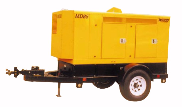MDS75 Diesel Generator Set - Mobile DOT trailer Mounted 75KW ...